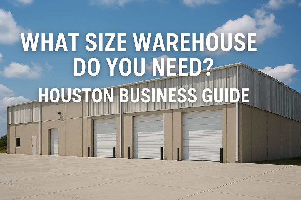 What Size Warehouse Do You Need? Houston Business Guide
